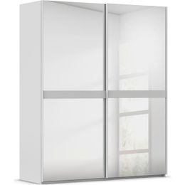 Rauch Schwebet&uuml;renschrank &raquo;Kleiderschrank Schrank Garderobe Schlafzimmerschrank SCALE-LINE&laquo; edle Optik mit Bauchbinde in Korpusfarbe Spiegelfront MADE