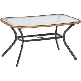 Merxx Gartentisch &raquo;Ravenna&laquo; 85x150 cm grau B/H/T: 85cm x 80cm x 150cm