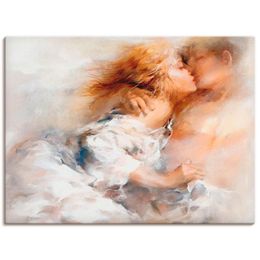 Artland Wandbild &raquo;Leidenschaftlich&laquo; Paar 1 Stk. tlg. als Leinwandbild, Poster in verschied. Gr&ouml;&szlig;en beige Leinwand B/H/T: 120cm x 90cm, Leinwandbild Paar 