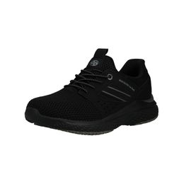 Herren Sneaker "Dockers by Gerli Sneaker Textil", Dockers by Gerli, Gr. 45, schwarz, Textil, Schuhe