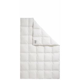 Ribeco Kunstfaserbettdecke &raquo;Marie&laquo; warm F&uuml;llung Microfaser Bezug Baumwolle 1 Stk. tlg. Bettdecke 135x200 cm und weitere Gr&ouml;&szlig;en. wei&szlig; Bezug: 100% 