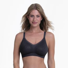 Damen Bralette, ANITA SINCE 1886, Gr. XL, schwarz, Obermaterial: 64% Polyamid, 36% Elasthan, unifarben, BHs, Verstellbare Tr&auml;ger, sportlich leichter