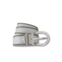 Bernd G&ouml;tz BERND G&Ouml;TZ Damen Lederg&uuml;rtel "Lederg&uuml;rtel mit dekorativer, fl&auml;chiger Designschlie&szlig;e", grau, Gr. 105, Rindsleder, G&uuml;rtel