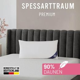 Spessarttraum G&auml;nsedaunenkopfkissen &raquo;Premium, Kopfkissen 1-tlg. oder 2-tlg. 40x80 oder 80x80 cm&laquo; F&uuml;llung: 90Gaensedaunen10Gaensefedern Spar-Set, 1 Stk