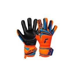 Reusch M&auml;dchen Torwarthandschuhe "Attrakt Infinity Evolution NC Junior", orange, Gr. 6, 34% Polyester, 2% Gummi, 25% Latex, 1% Baumwolle, 35%