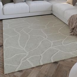 Wecon Home Teppich &raquo;Hamptons TWENTYSIX&laquo; rechteckig 10 mm H&ouml;he L&auml;ufer, Kurzflor, Wohnzimmer, Schlafzimmer, elegant, Mosaik beige Polyester B : 70cm 1 