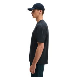 Marc O'Polo MARC O'POLO Herren T-Shirt "aus reiner Bio-Baumwolle"schwarz navy, Basic, Gr. M, unifarben, Obermaterial: 100% Baumwolle, Shirts