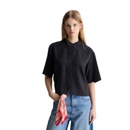 Marc O'Polo Marc O'polo Denim Damen Marc O'Polo DENIM Kurzarmbluse Croped, relaxed fit schwarz XS