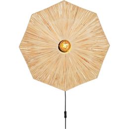 GOOD&MOJO Wandleuchte &raquo;Panama&laquo; E27 Warmwei&szlig; beige 1, &Oslash; 65cm