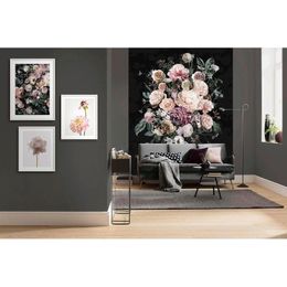 Komar Bild &raquo;Rose&laquo; Blumen 1 Stk. tlg. Wandbild zur Dekoration - ohne Rahmen rosa Holzwerkstoff, Papier B/H/T: 30cm x 40cm, Blumen, 1 Stk.