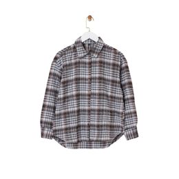 Trendyol Blouse female size M Dark brown / Light grey / Black