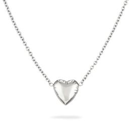 Copenhagen Studios Damen Kette mit Anh&auml;nger &raquo;Schmuck Geschenk Edelstahl Halskette Balloon Hearts&laquo; Edelstahl, L: 50 B: 1,7mm