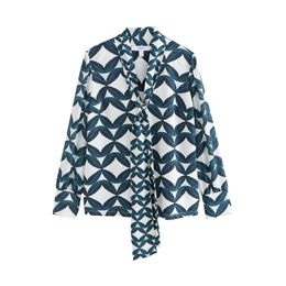 Next Blouse female size 4XL Petrol / Mint / White