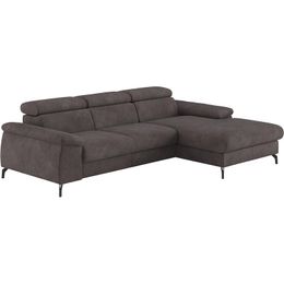 COTTA Ecksofa &raquo;Kitty L-Form, B: 242 cm&laquo; mit Kopfteilverstellung, optional Schlaffunktion & Bettkasten 94% POLYESTER (PES) 6%POLYAMID (PA) B/H/T: 244cm