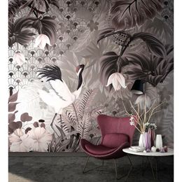 marburg Fototapete &raquo;Belinda&laquo; matt glatt moderne Tapete f&uuml;r Wohnzimmer Schlafzimmer K&uuml;che grau Vlies B/L: 2,12m x 2,7m, Rollen: 1