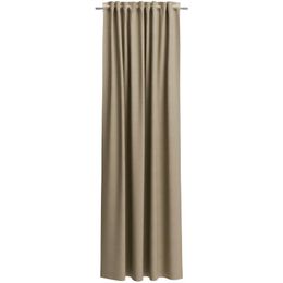 Neutex for you! Vorhang &raquo;BELMONDO&laquo; Multifunktionsband 1 Stk. tlg. Uni mit samtiger Oberfl&auml;che, nach Ma&szlig; beige Polyester 155cm, Multifunktionsband, 