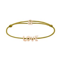 Echtzeit Damen Armband &raquo;Schmuck Geschenk Edelstahl-Nylon-Armband Love Letters&laquo; 21cm, Edelstahl Nylon