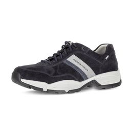 Pius Gabor Herren Sneaker, Gr. 6, blau, Veloursleder, Schuhe, Freizeitschuh, Komfortschuh, Schn&uuml;rschuh in Weite G (=weit)