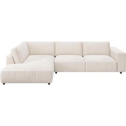 Musterring Ecksofa &raquo;MR LUCIA, Luxuri&ouml;se Wohlf&uuml;hlgarnitur von &laquo; Erstklassige Kammerkissen, komfortable Umbauecke & zeitloser Look beige 94% Polyester, 6% Nylon B/