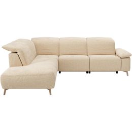 Musterring Ecksofa &raquo;MR 370, intelligenter Komfort im modernen Design&laquo; Optionale Relaxfunktion, flexible Kopfteile & klappbare Armlehnen 8% Baumwolle, 92% 