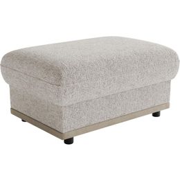 Sit & More sit&more Polsterhocker &raquo;Cordoba&laquo; modernes Design grau 100% Polyester B/H/T: 92cm x 46cm x 63cm, Chenille