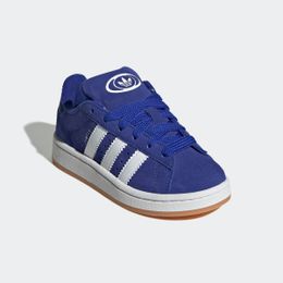 M&auml;dchen Sneaker "CAMPUS 00S", adidas originals, Gr. 33, blau, Leder, Synthetik, Schuhe, f&uuml;r Kinder