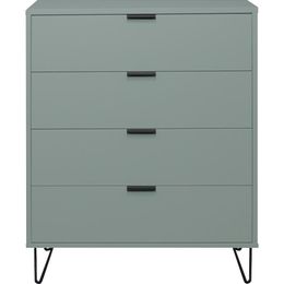 M&auml;usbacher Kommode &raquo;Bonnie&laquo; Kommode mit Drahtgestell gr&uuml;n Holzwerkstoff B/H/T: 81cm x 100cm x 45cm, 4 Stk.