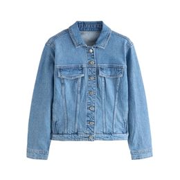 next Jacke 'Essentials' Damen Gr&ouml;&szlig;e 4XL blue denim Sommerjacke