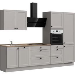 Nobilia K&uuml;chenzeile &raquo;"Cascada II", NEU: individuell anpassbar mit gratis Profi-Beratung&laquo; vormontiert, Breite 300 cm, Ausrichtung w&auml;hlbar, wahlw. mit E