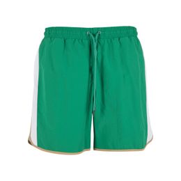 Urban Classics Herren Badeshorts "Urban Classics Retro Look Swim Shorts", gr&uuml;n, Gr. S, 100% Nylon, Badehosen