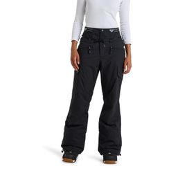 Roxy Damen Skihose "Passive Lines", schwarz, Gr. L, Obermaterial: 56% Polyester, 44% Polyester., Hosen
