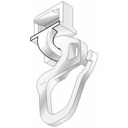 HINNO Klick-Gleiter &raquo;hinno-clic HC71&laquo; HINNO Clic-Gleiter wei&szlig; Kunststoff B/H/L: 0,55cm x 1cm x 2,09cm, 100 Stk.