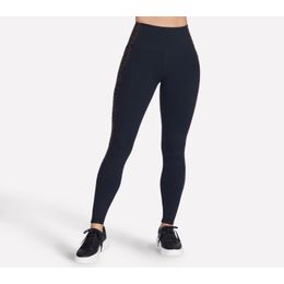 Skechers Damen Leggings "GOWALK FL HW CHEETAH LEGGING", braun, Gr. L, Obermaterial: 88% Nylon, 12% Elasthan, Hosen, mit Cheetah-Print,