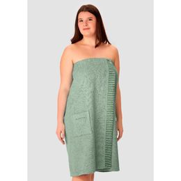 Schiesser Kilt &raquo;Rom aus weicher Baumwolle, saugstark und 3-fach weitenverstellbar&laquo; 1 Stk. MADE IN GREEN by OEKO-TEX gr&uuml;n Frottier L: 85cm