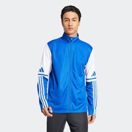 Herren Trainingsjacke "SQUADRA 25", blau, Gr. M, adidas Performance, Obermaterial: 100% Polyester, Jacken