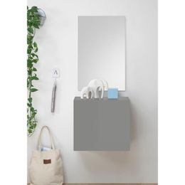 Home Affaire Garderobenschrank &raquo;Infinity&laquo; grau B/H/T: 55cm x 50cm x 30cm
