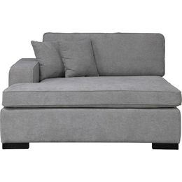 Home Affaire Sofaelement &raquo;Skara XXL&laquo; Modul XXL - zum eigenen Zusammenstellen, Armlehne links/rechts w&auml;hlbar grau 100% Polyester Struktur weich, links