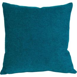 G&ouml;zze Dekokissen &raquo;Muri&laquo; in vielen Unifarben blau Obermaterial: 100% Polyester B/L: 60cm x 60cm, 2 Stk.