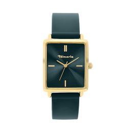 Tamaris Damen Quarzuhr Armbanduhr, Damenuhr, Silikonarmband, analog gr&uuml;n Einheitsgr&ouml;&szlig;e