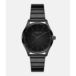 Liebeskind Berlin Damen Quarzuhr &raquo;Basic Staples&laquo; Armbanduhr, Damenuhr, Edelstahlarmband, analog Einheitsgr&ouml;&szlig;e