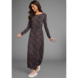 Laura Scott Damen Jerseykleid, bunt, Gr. 40, bedruckt, gebl&uuml;mt, gemustert, mehrfarbig, Jersey, Obermaterial: 95% Viskose, 5% Elasthan, Kleider, in