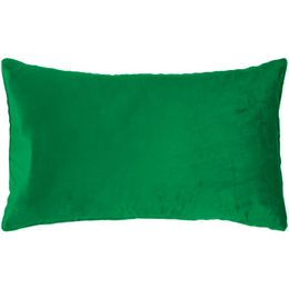 Pad Dekokissen &raquo;Elegance&laquo; Design als Basic, aus Samt, elegante Optik gr&uuml;n Polyester B/L: 25cm x 50cm, 1 Stk.