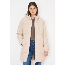 Cecil Damen Steppmantel, beige, Gr. XXL, unifarben, Web, Obermaterial oben: 100% Baumwolle. Obermaterial unten: 100% Polyester. Futter: 100%