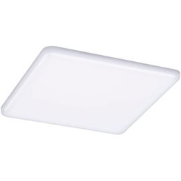 Paulmann LED Einbauleuchte &raquo;Veluna VariFit IP44 3-Stufen-dimmbar eckig 185x185mm 17W 3.000K Satin&laquo; 1 Stk. Warmwei&szlig; LED Einbaupanel IP44 3-Stufen-dimmbar eckig 