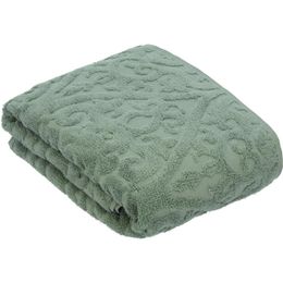 Vossen Badetuch &raquo;Fidelio&laquo; gr&uuml;n Walkfrottier, Obermaterial: 100% Baumwolle B/L: 100cmx150cm, 1 Stk., Walkfrottier