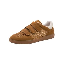 Tamaris Sneaker Damen Gr&ouml;&szlig;e 41 beige / braun / wei&szlig; Sommerschuhe