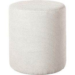 Home Affaire Polsterhocker beige B/H/T: 40cm x 50cm x 40cm, Struktur