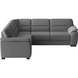 Sit & More sit&more Ecksofa &raquo;Montego L-Form, B: 255 cm&laquo; wahlweise mit Schlaffunktion und Schubkasten grau 95% Polyester, 9% Polyamid B/H/T: 255cm x 88cm x 225cm,