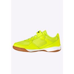 Lotto M&auml;dchen Hallenschuh, Gr. 28fr.gelb, schwarz, Mesh, Synthetik, Schuhe