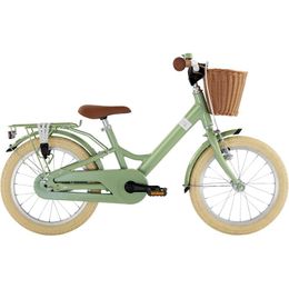 Puky Kinderfahrrad &raquo;YOUKE 16 Classic&laquo; ab 4 Jahren, 16 Zoll gr&uuml;n 25,4cm Kinderfahrrad